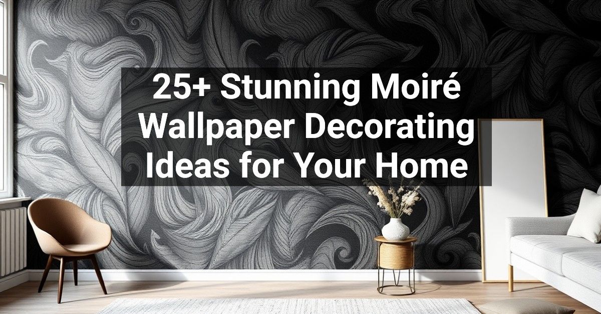 25+ Stunning Moiré Wallpaper Decorating Ideas for Your Home – Engineers ...