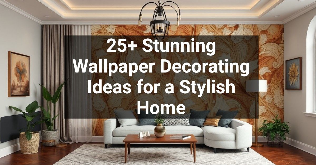 25+ Stunning Wallpaper Decorating Ideas for a Stylish Home – Engineers ...